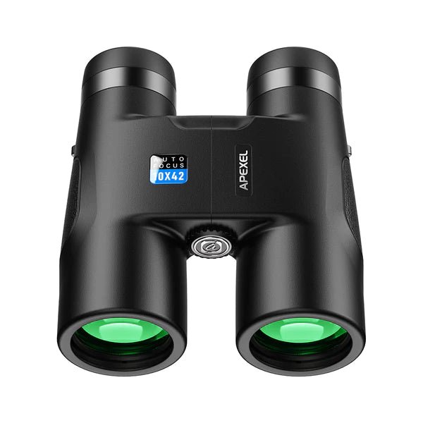 Apexel 10X42 Fixed Focus Roof Binoculars - Black