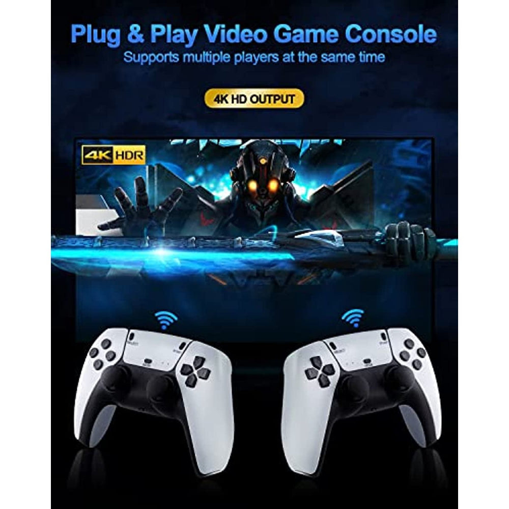 Game 2.4G Wireless Controller Gamepad 4K Ultra Hd Game Stick - White
