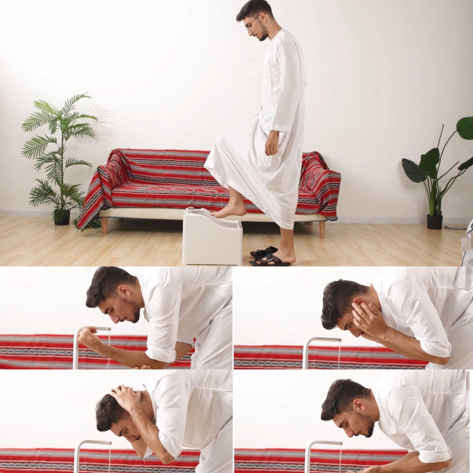 INNOV Multi-Functional Wudu Machine - White