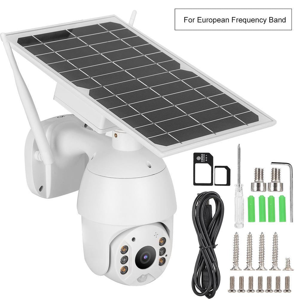 Intelligent Solar Energy Alert PTZ Camera 4G WIFI HD