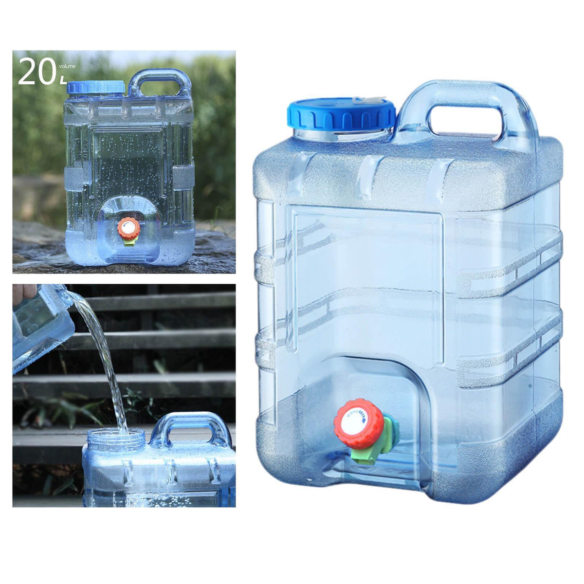 Outdoor Water Tank With Tap 15Ltr