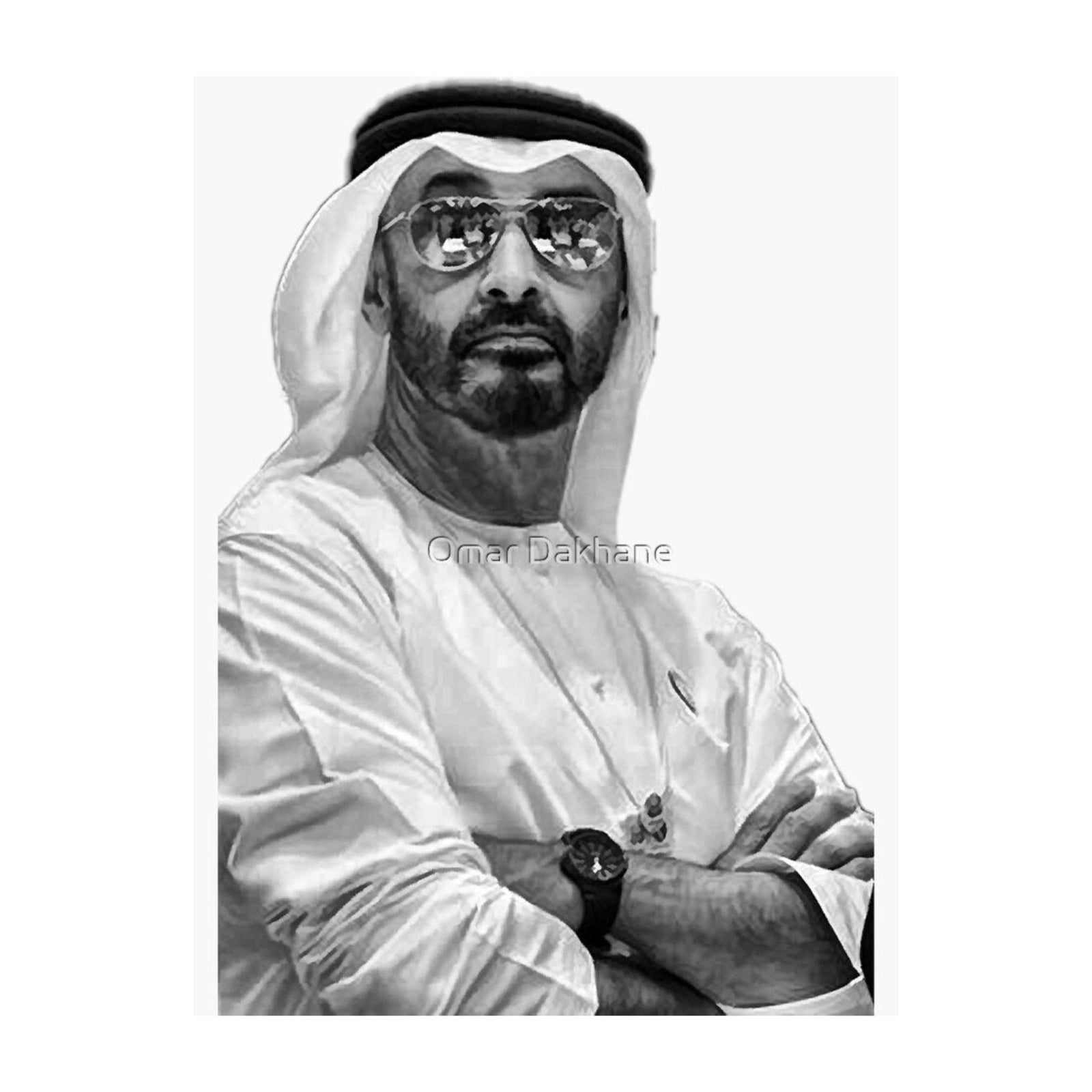 Sticker Sheikh Mohammed bin Zayed Al Nahyan - 1